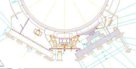 11m Casting Cement Ball Mill Slide Shoe Bearing With Bolts